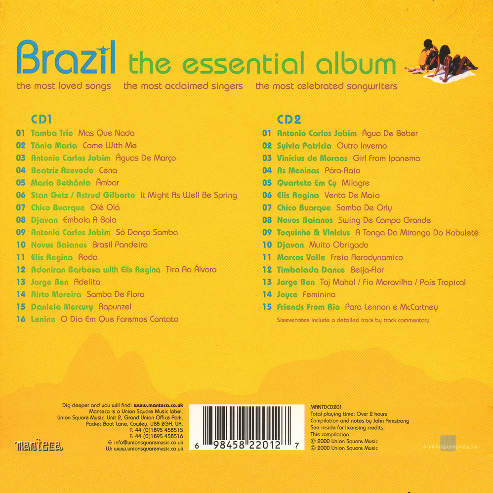Brazil the essential album – Union Square Music (UK) | B E A T R I Z ...